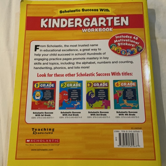 Scholastic | Toys | Two Books For K2 Sight Words And K Workbook By ...